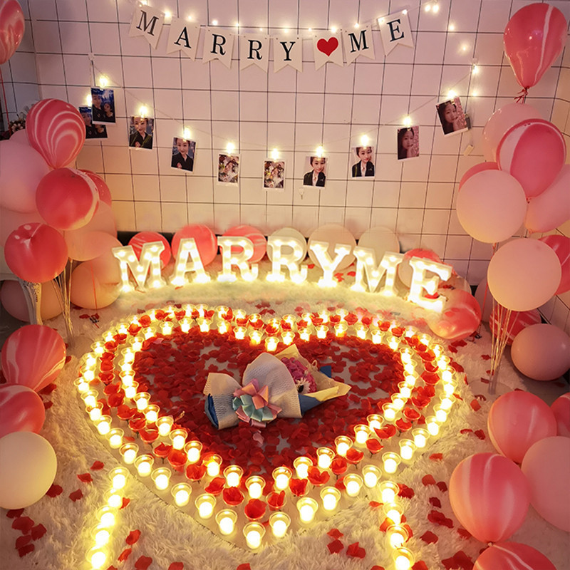 Everything Wedding "WILL YOU MARRY ME" Proposal Props Romantic Surprise ...
