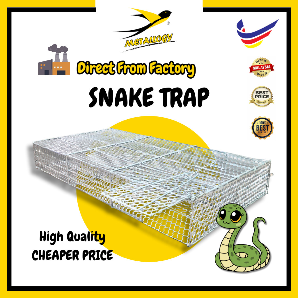 Metallogy Long Cage Trap Cage L80*W40.5*H11Cm/Perangkap Panjang/ 32 ...
