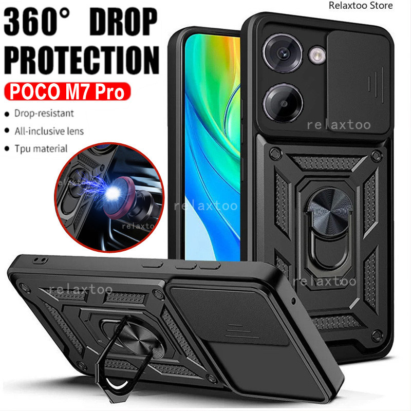 Case For Xiaomi PocoM7 POCO M7 Pro M7Pro PocoM7Pro 5G Shockproof Phone ...