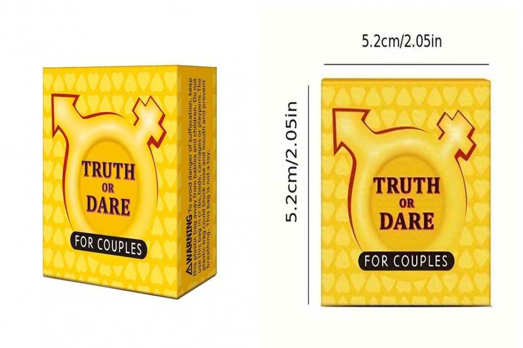 Couple Interactive Card Deck Questions Answers Card Game Intimate Truth or Dare Card Game for ...