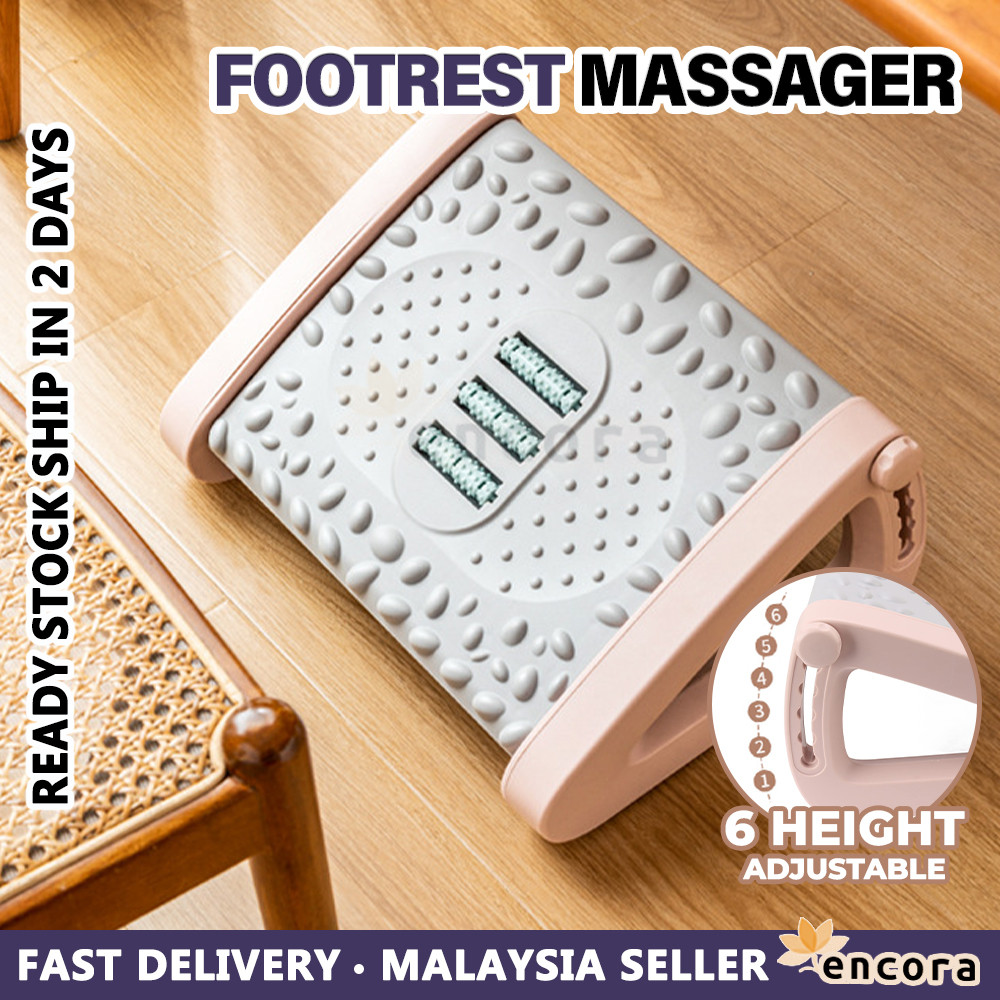 Encora Footrest Massager Ergonomic Portable Foot Stool Bangku Urut ...