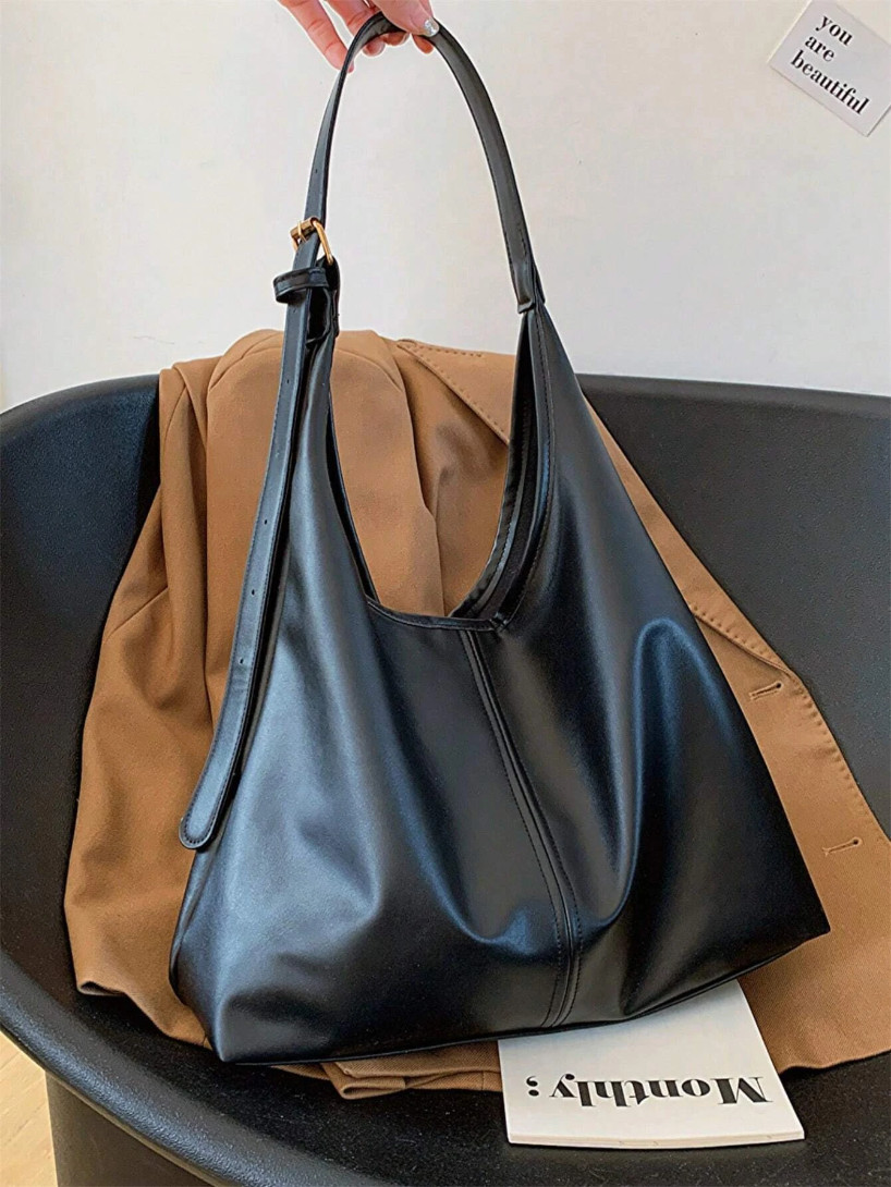 2024 Niche Design Vintage Shoulder Bag Women Fashion PU Leather Handbag Large Capacity Casual ...