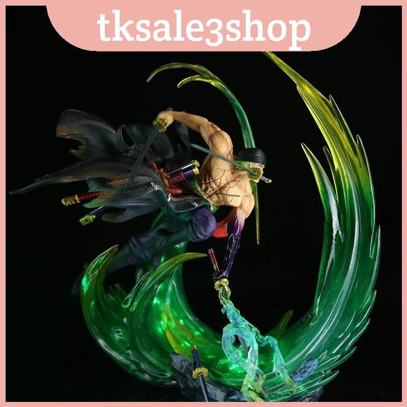 Detailed One Piece Zoro Pvc Figure Glowing Scene Boxed Model From ...