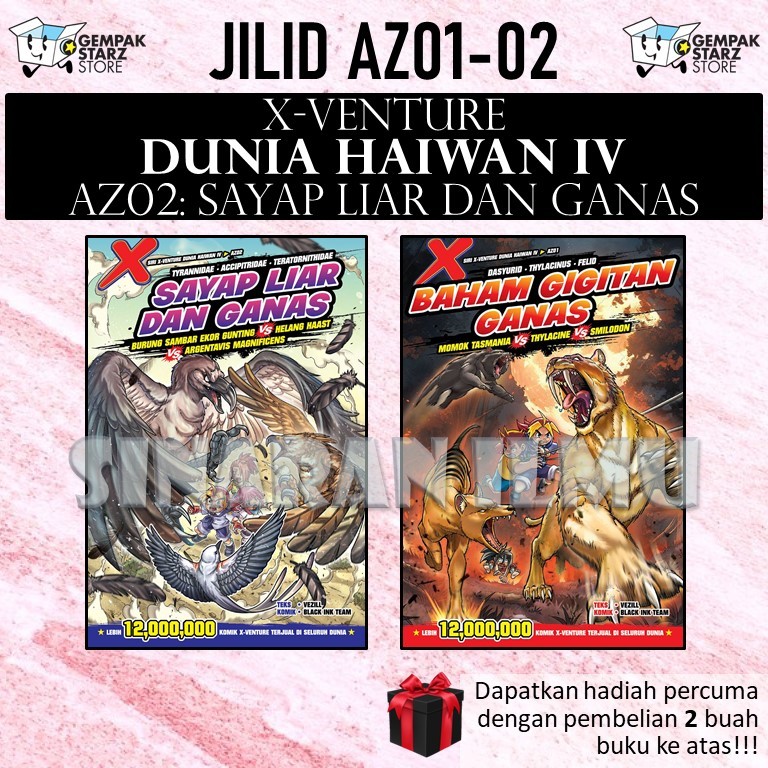 (SI)SIRI X-VENTURE DUNIA HAIWAN Ⅳ AZ01 - 02 ：SAYAP LIAR DAN GANAS ...