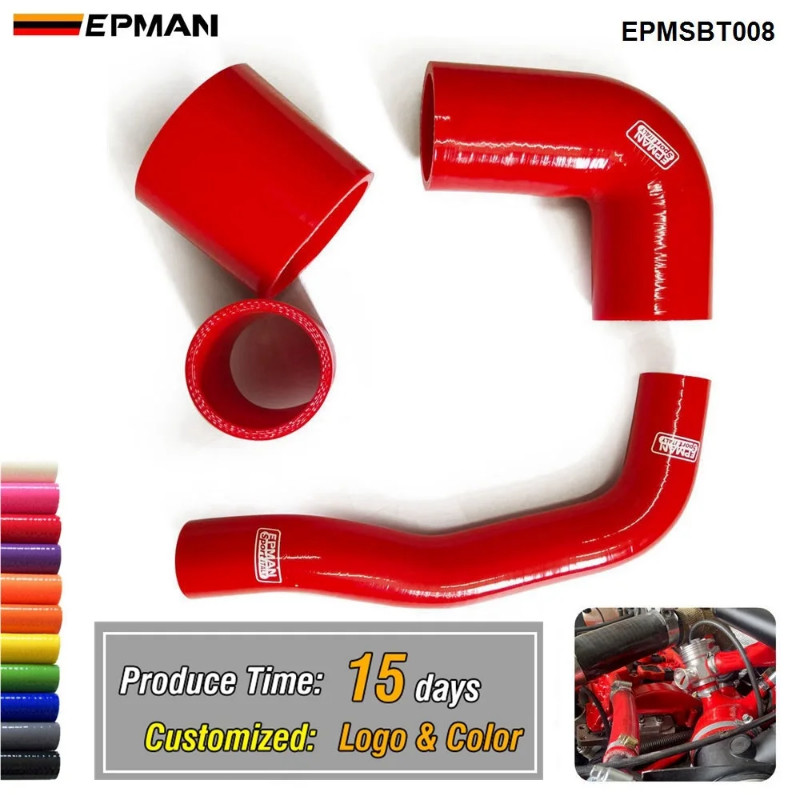 EPMAN Racing Silicone Radiator Intercooler Turbo Top Y- Pipe Hose Kit ...