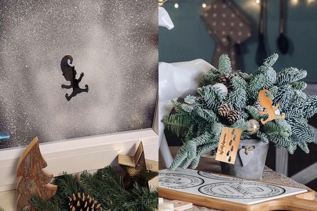 [LV] Family Protection Gnomes Christmas Gnome Window Decorations ...