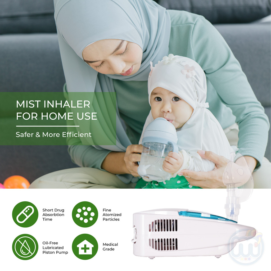 [ KKM LULUS ] DrBash Compressor Nebulizer Portable Air-Compressing ...