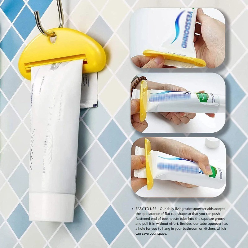 2pcs/set Toothpaste Squeezer Manual Squeezed Toothpaste Tube Clips ...