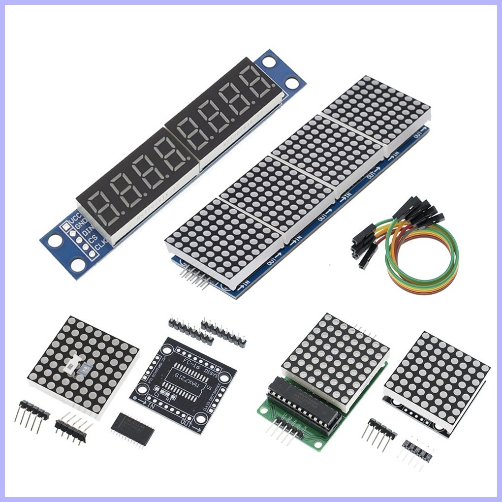 Max7219 Dot Matrix Module Microcontroller Display Module Mcu Led