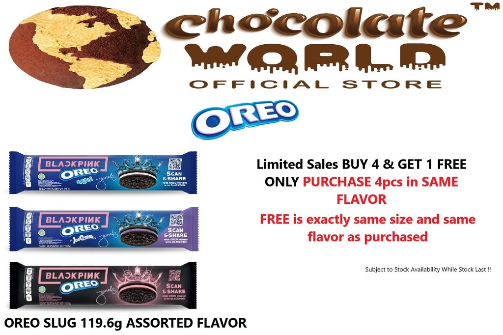 [BUY4FREE1]Oreo Slug 119.6g Assorted Flavors Limited Sales | Shopee ...