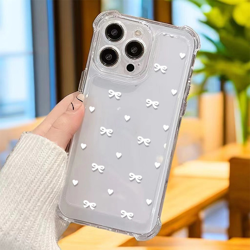 Cute Bowknots Case Compatible for IPhone 15 14 13 16 12 11 Pro Max ...