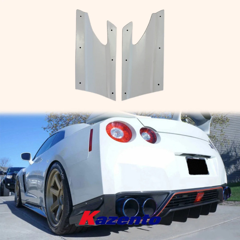 For Nissan GTR R35 13-18 VR Style Rear Under Skirt Side Air Shroud (FRP ...