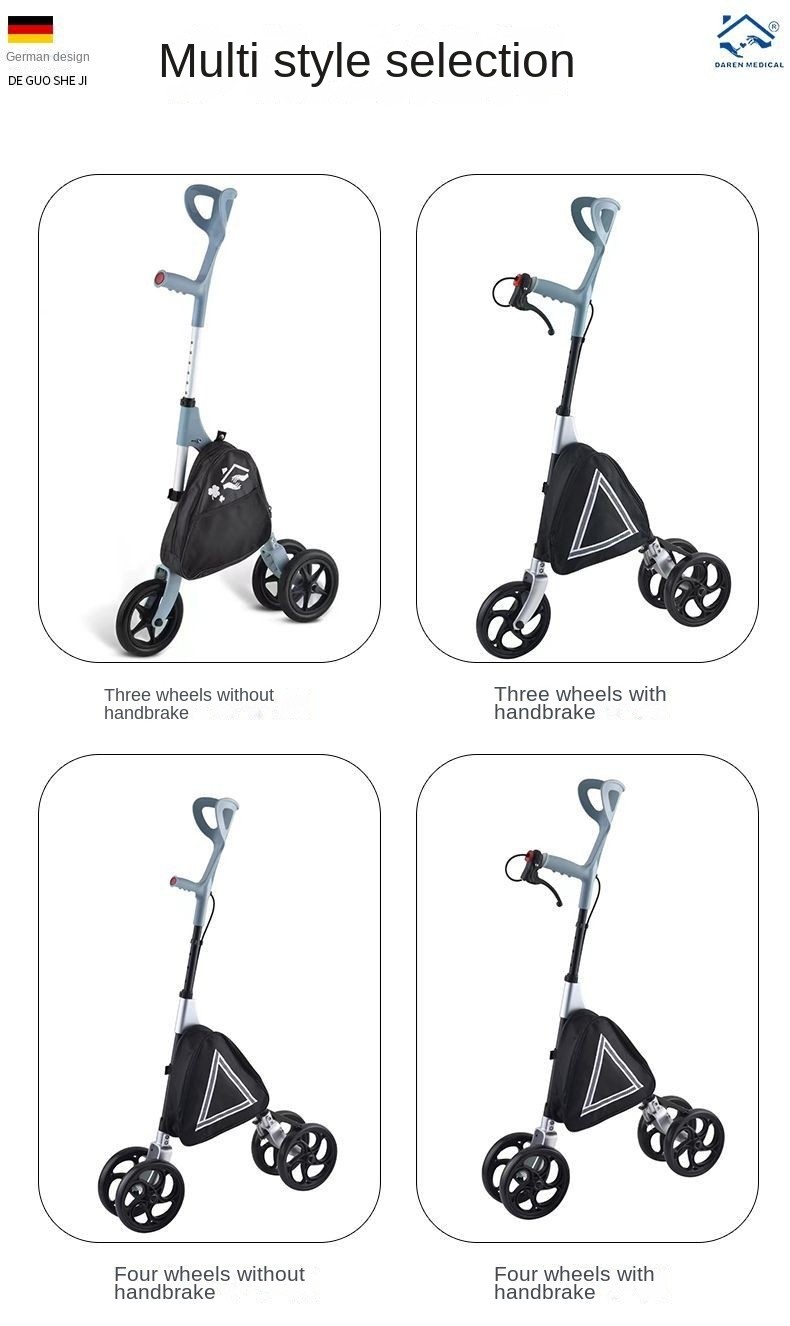 Front Elbow Cane with Wheels Front Elbow Cane Portable Walker for the ...