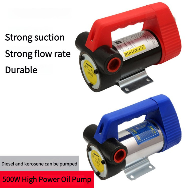 High Power Self Priming Diesel Pump DC 12V/24V Handheld Electric Oil ...
