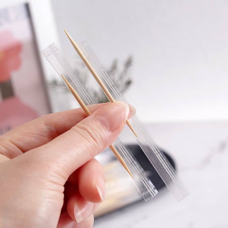 Individual Packing Toothpick with Plastic Wrap Individually Wrapped ...