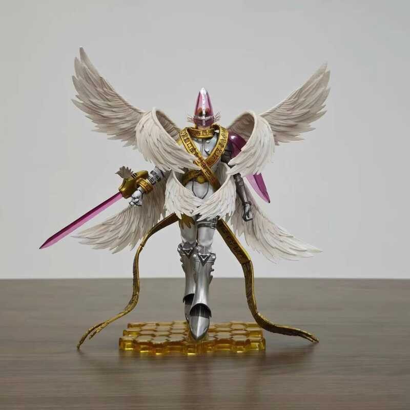 Full Coating Sacred Angel Beast Digimon Figure Fighting Tyrannosaurus ...