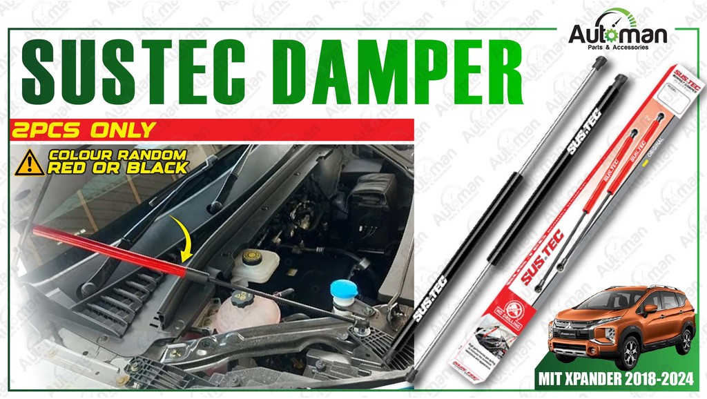 Mitsubishi XPander 2018-2024 SUSTEC Front Hood Damper Bonnet Gas Lifter ...