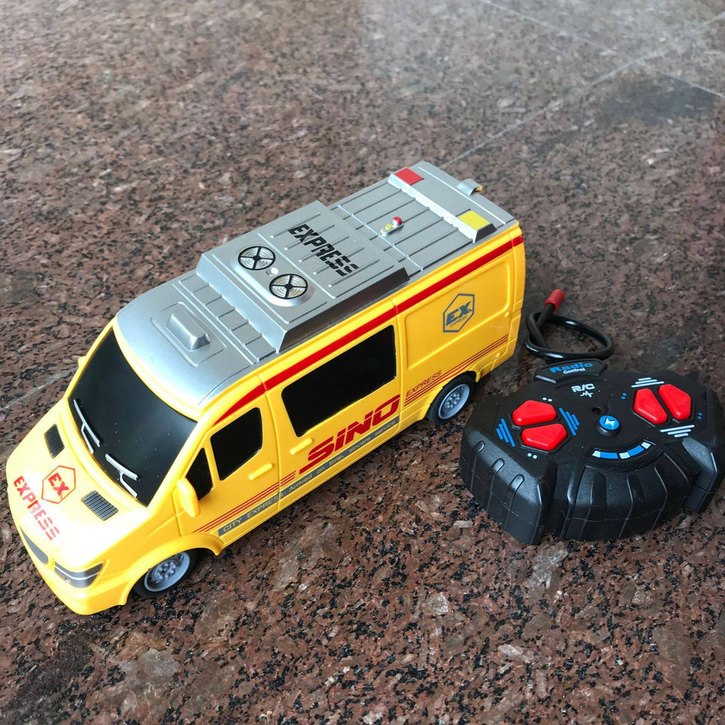 RC School Bus Car Toy Simulation Remote Control Express Delivery ...