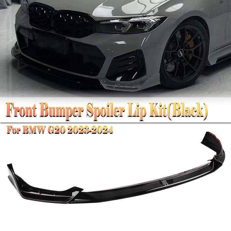 Front Spoiler Lip Splitter Trim Lower Guard Blade Trim For BMW G20 LCI ...