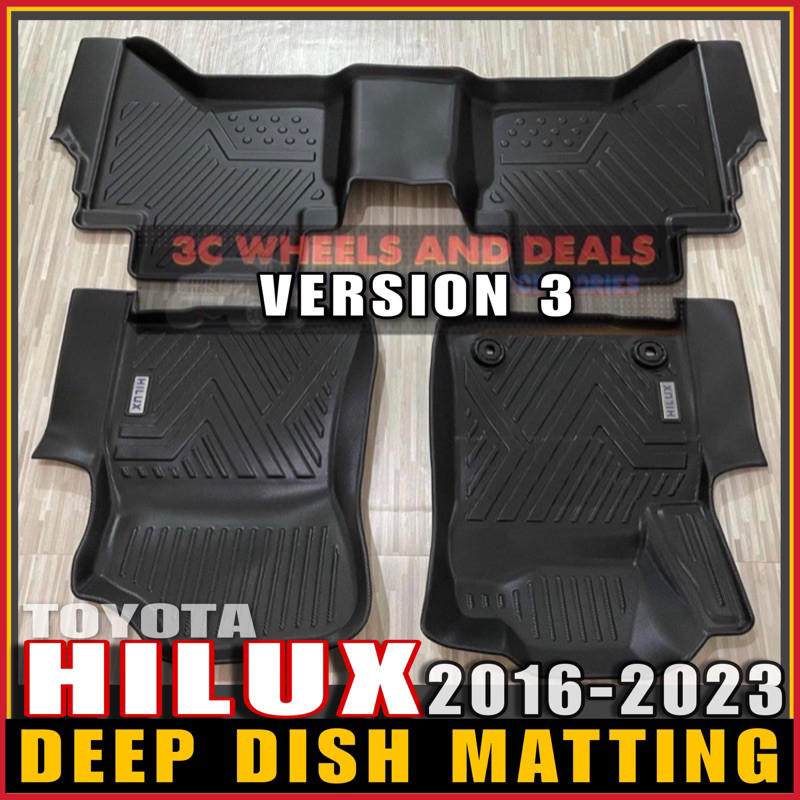 in stock TOYOTA HILUX CONQUEST/REVO 2016-2023 DEEP DISH MATTING ...