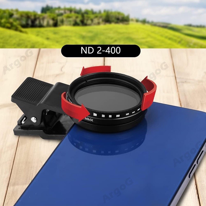 ArgoG ND Filter for Phone Universal Clip-on Phone Camera Lens 37mm ND ...