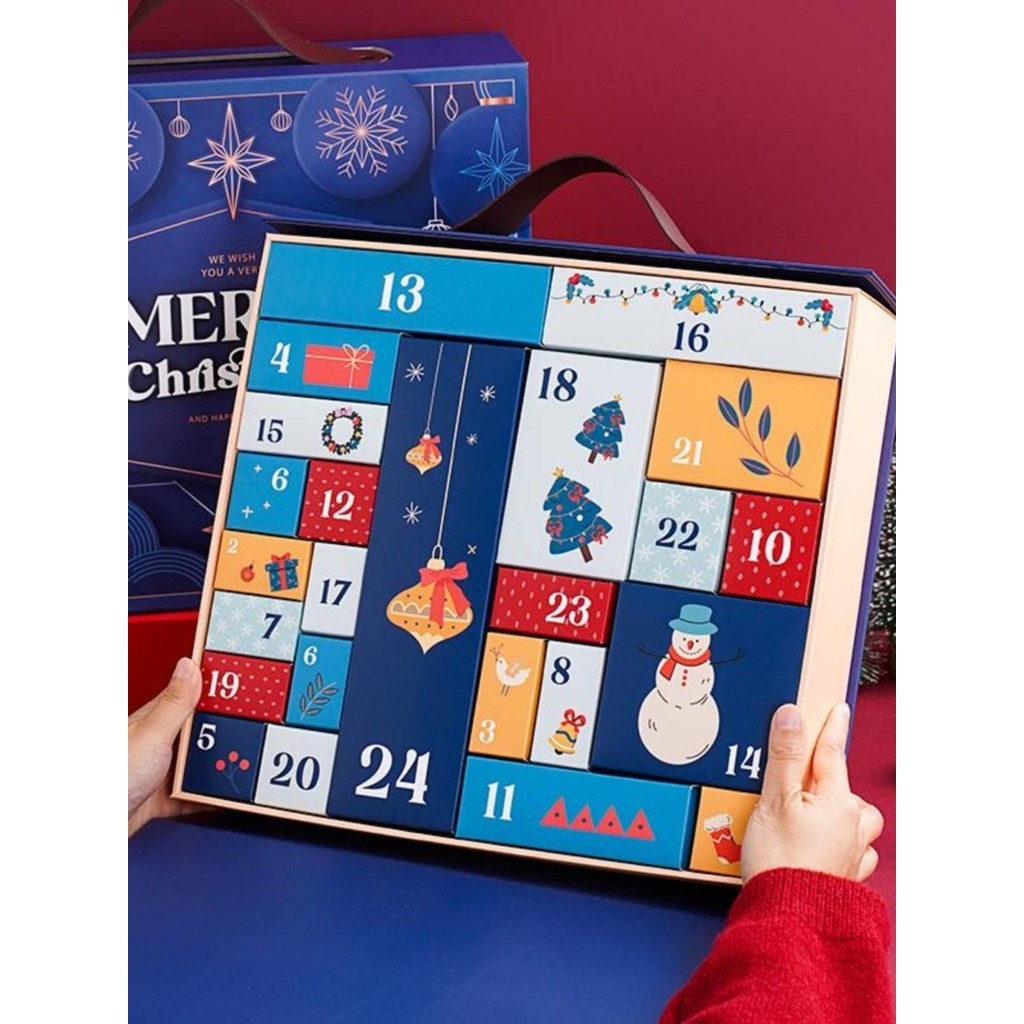 Christmas Advent Calendar Blind Box Holiday Christmas Eve Countdown ...
