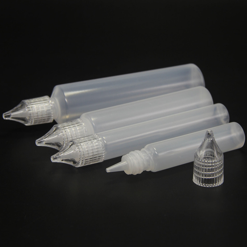 10 Pointed Nose Oil Injection Bottles Portable Pen-Shaped Bottle ...