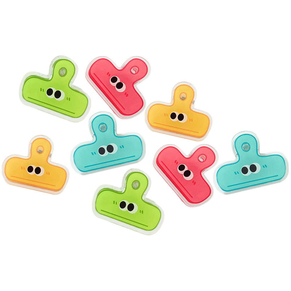 Ins Style Cartoon Cute Small Eye Clip Document Paper File Clamp Storage ...