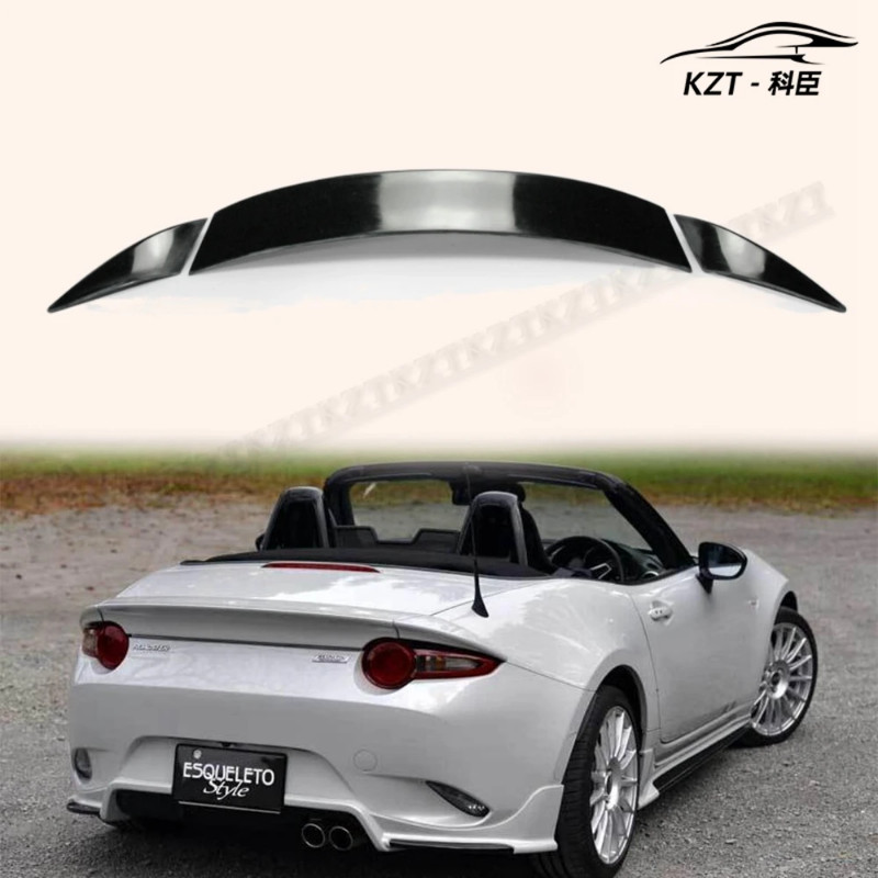For Mazda Mx5 Nd5Rc Miata Roadster Esq Style Rear Spoiler (3 Pcs, Softtop Only) Fiber Glass ...