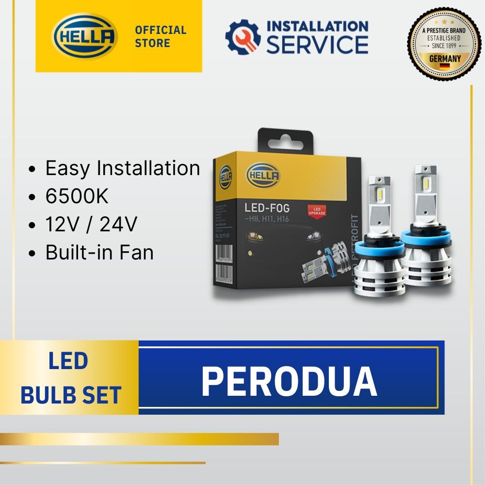 HELLA Retrofit / Retrofit HL RALLY for Perodua Cars LED Headlight Bulb ...