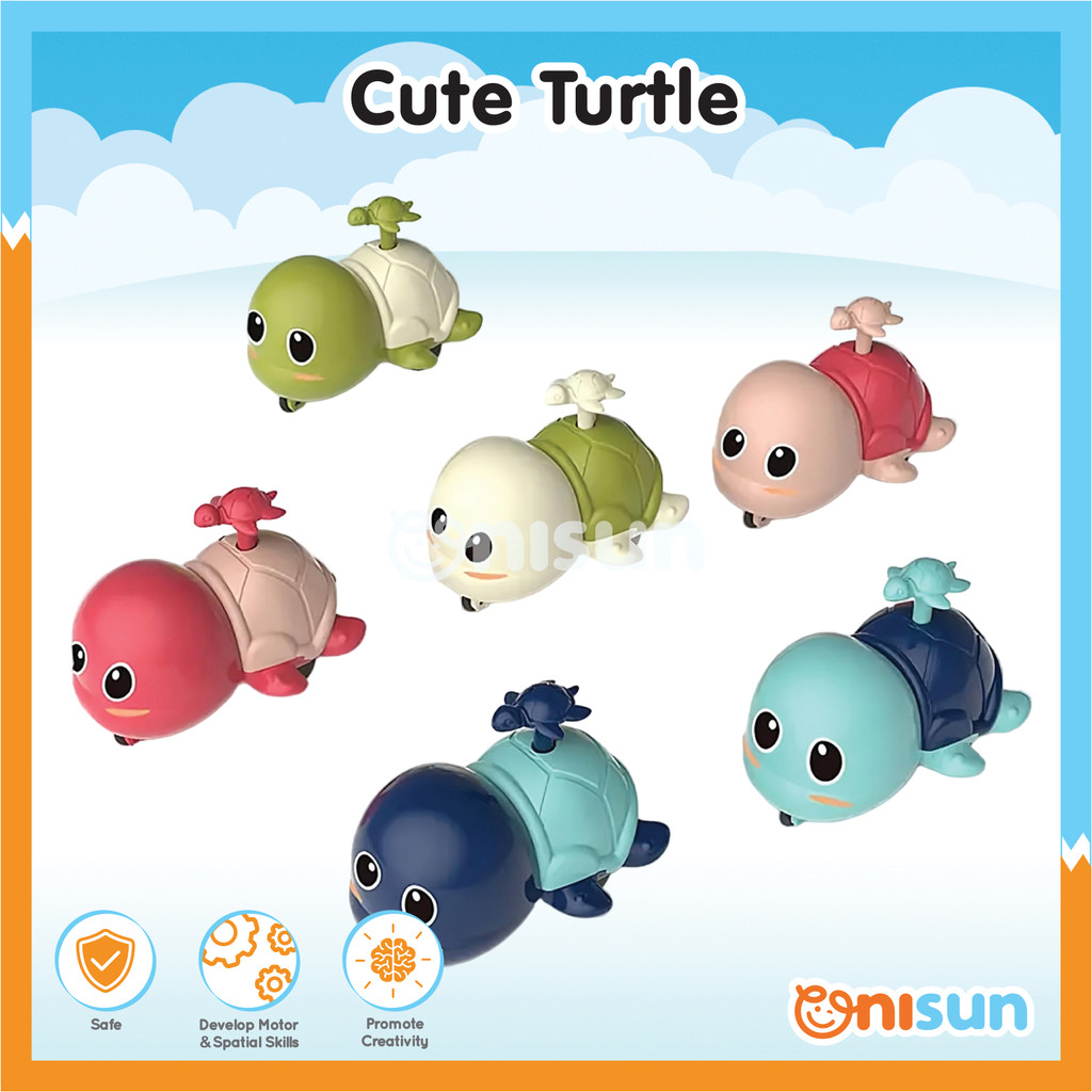 Spring-Loaded Turtle Toy [Cute Designs] for Kids Malaysia | Shopee Malaysia