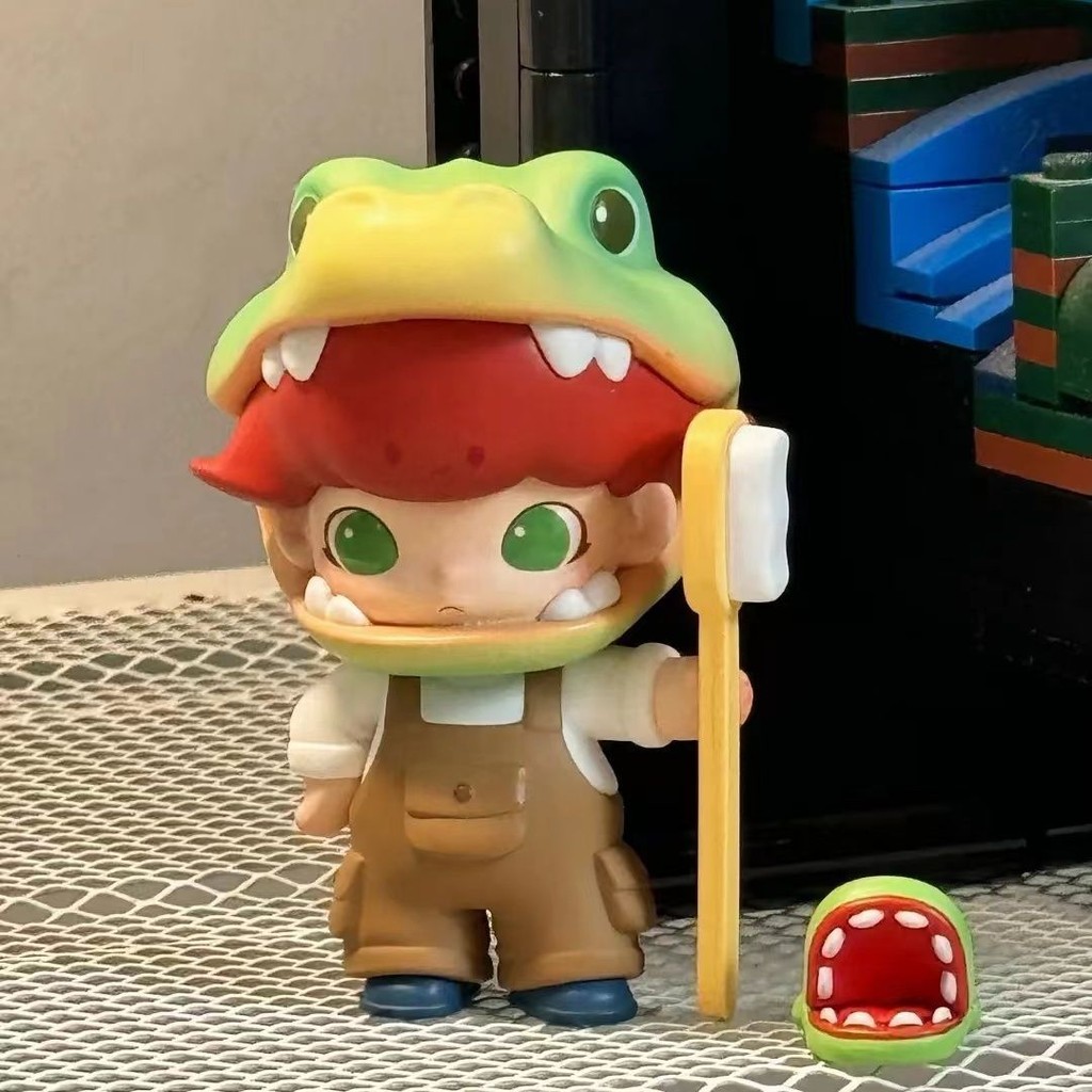 P POPMART POPMART Mystery Box DIMOO Animal Kingdom Series Figures Cute ...