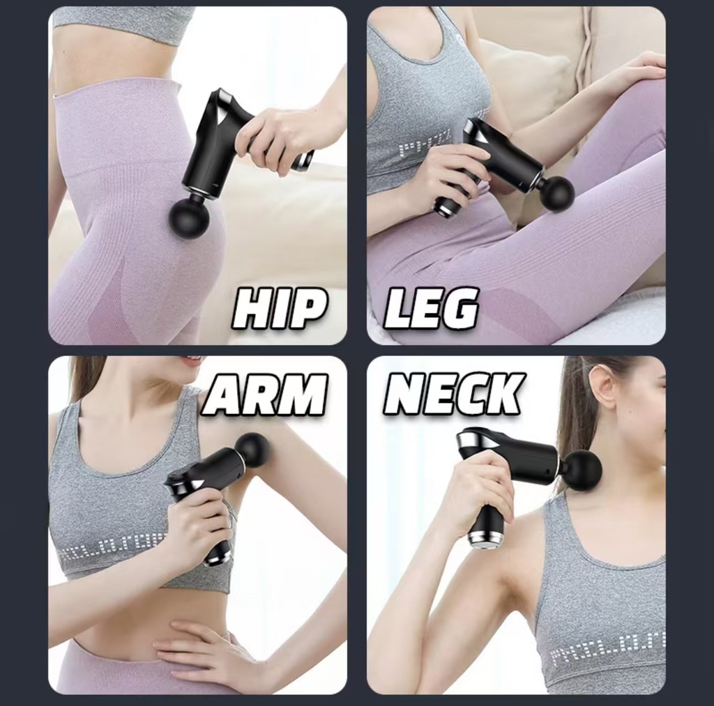 Portable 32 Gears Body Leg Back Massage Machine Fascial Gun Mini ...
