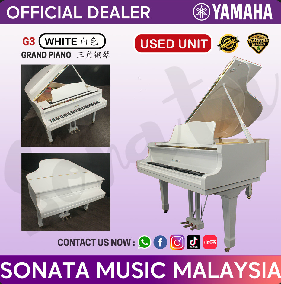 YAMAHA GRAND PIANO G3 SECOND HAND USED UNIT ON SALE DISCOUNT PERFECT FOR HOME STUDIO PERFORMANCE ...
