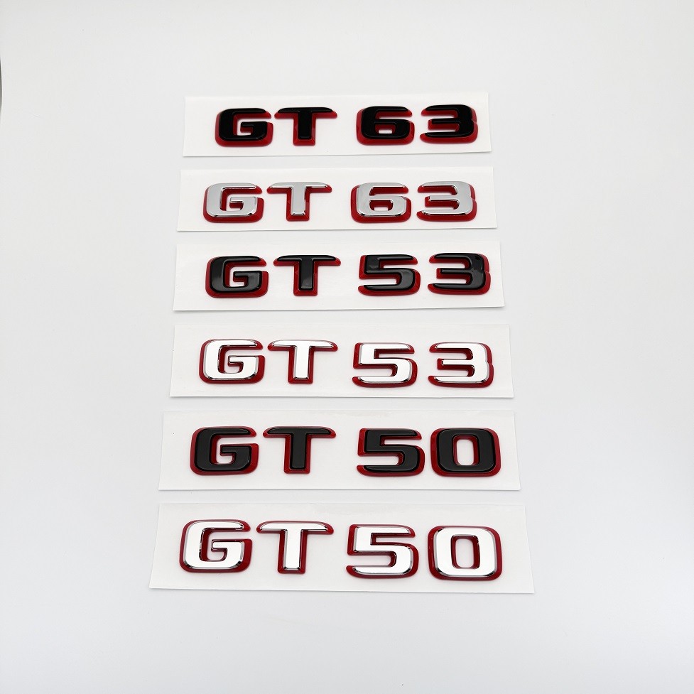 2024 New style Two tone Letters Numbers GT50 GT53 GT63 GT63S V8 Biturbo ...