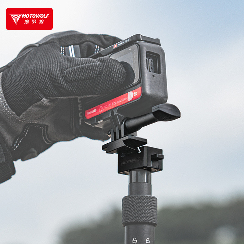 MOTOWOLF Quick Release Mount for Insta360 X4/X3/Ace Pro/Ace Pro 2/GO 3 ...