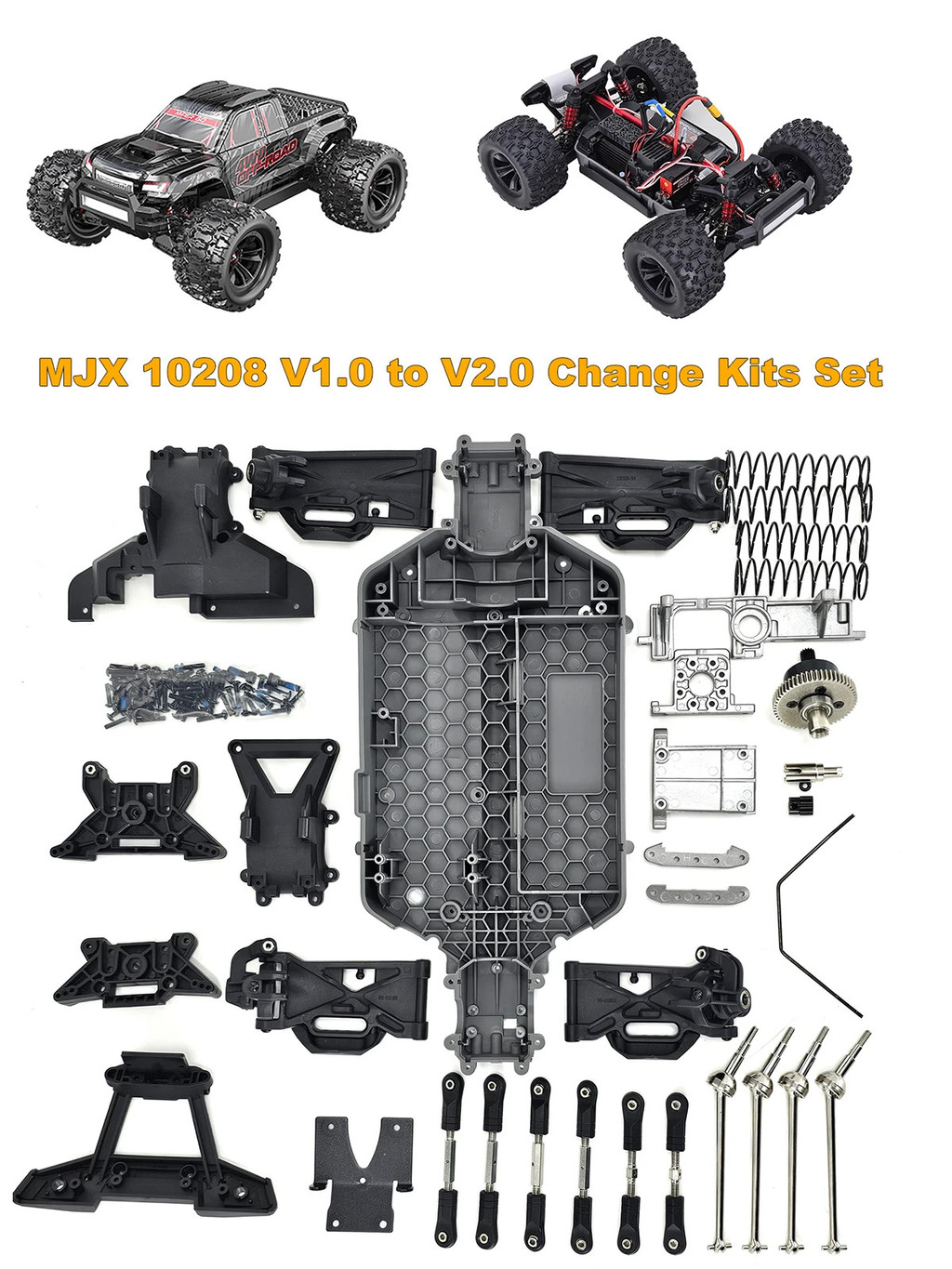 MJX Hyper Go 10208 V1.0 To V2.0 Official Upgrade Spare Parts Change Set KGI4 | Shopee Malaysia