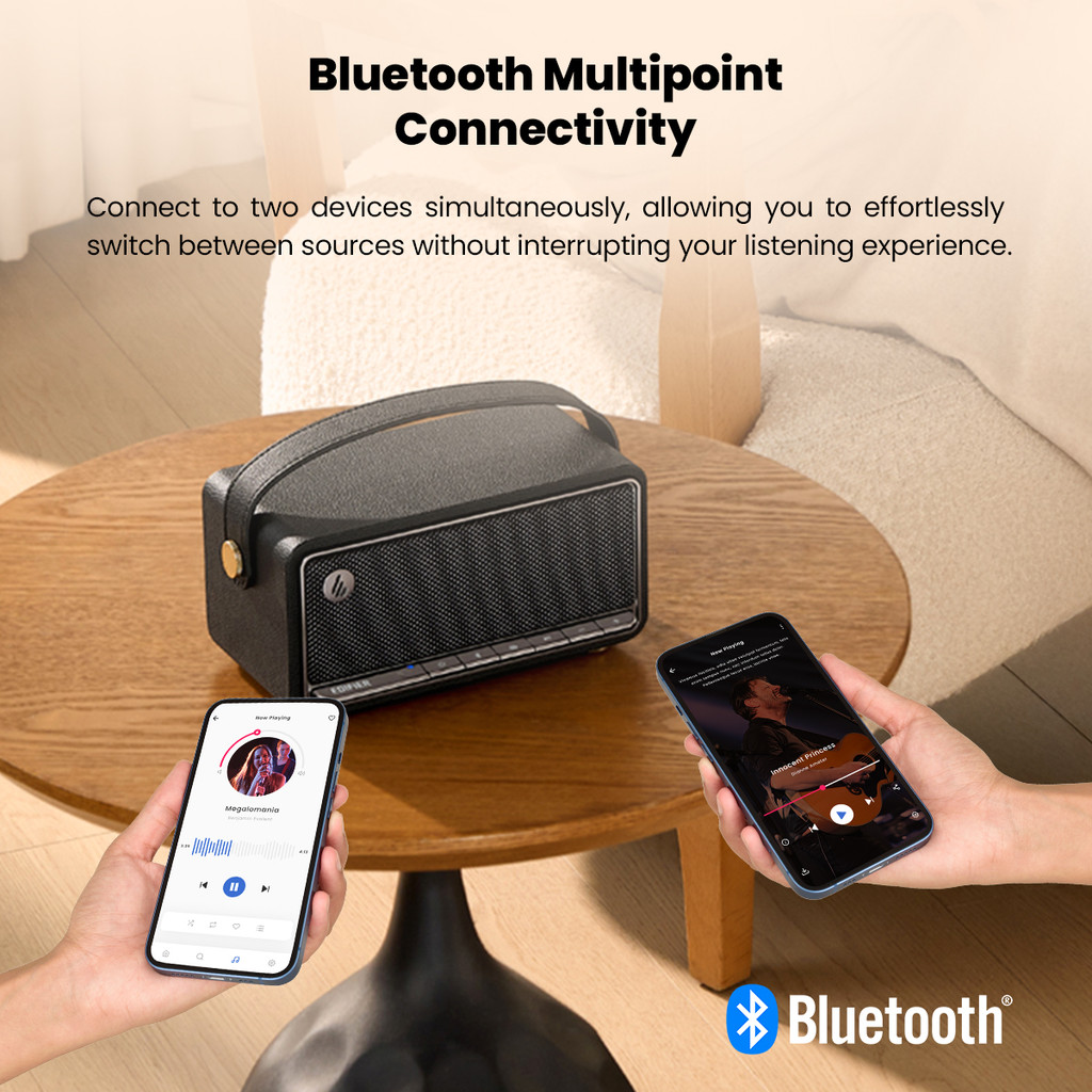 Edifier MP330 Hi-Res Audio Portable Bluetooth 360° Audio Stereo Pairing Speaker | Shopee Malaysia