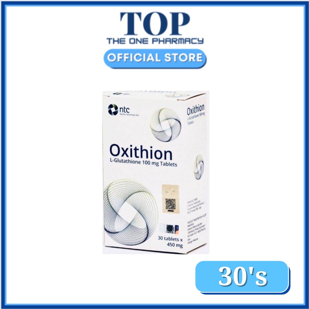 Oxithion L-Glutathione 100mg - 30's | Shopee Malaysia