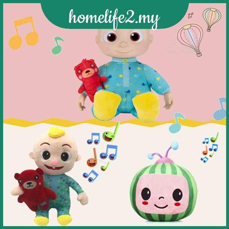 Cocomelon Music Doll Cocomelon Music Toys Soft Melon Baby Cartoon Plush ...