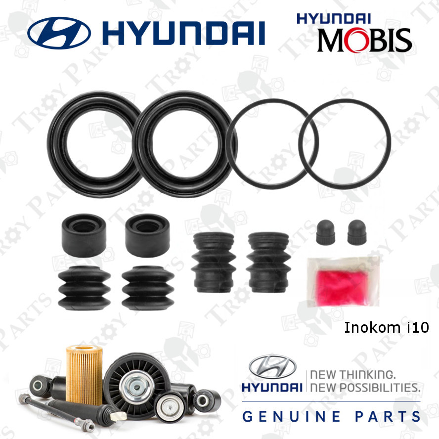 (51mm) Hyundai (Front) Disc Brake Caliper Repair Kit (Full / Half Set ...