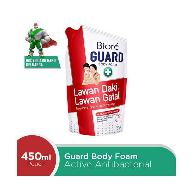 in stock Biore Guard Active Antibacterial Body Foam [450Ml/ Pouch ...