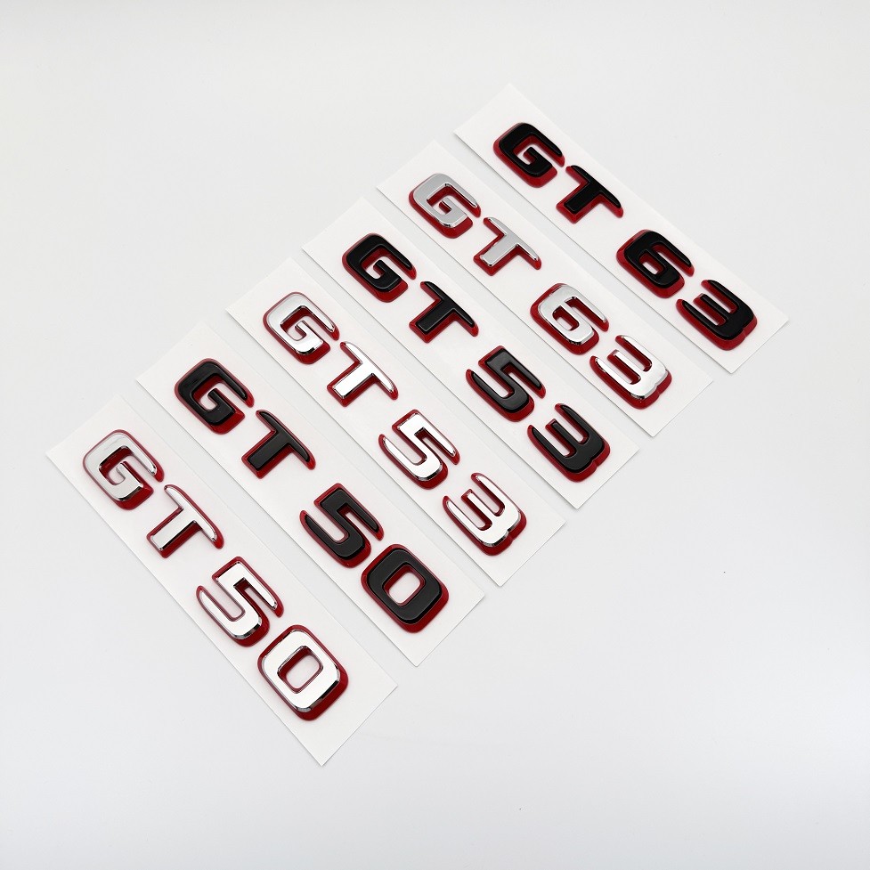 2024 New style Two tone Letters Numbers GT50 GT53 GT63 GT63S V8 Biturbo ...