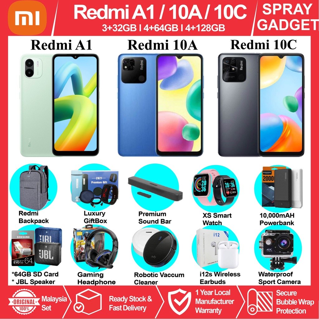 in stock Xiaomi Redmi A1 / Redmi 10A / Redmi 10C / Redmi 9A - Xiaomi ...