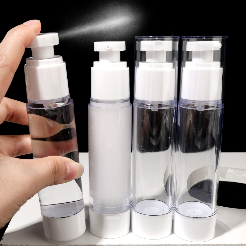 4Pcs Cosmetic Airless Vacuum Subpackage Bottles - Makeup Dispenser ...