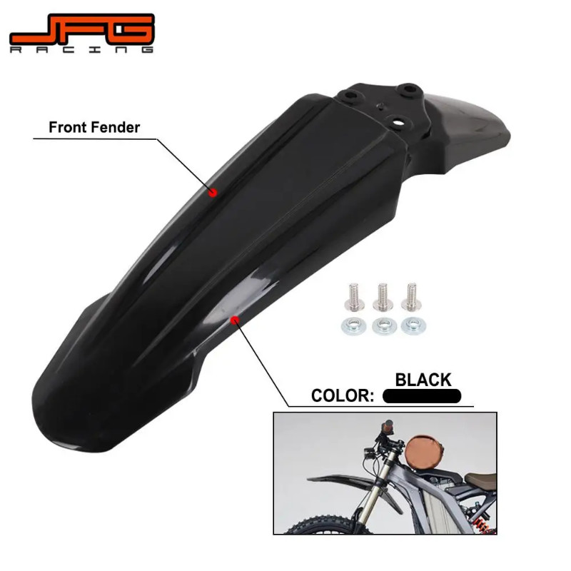 Motorcycle Plastic Front Fender Mudguard Inverted Fork For Sur Ron Sur ...