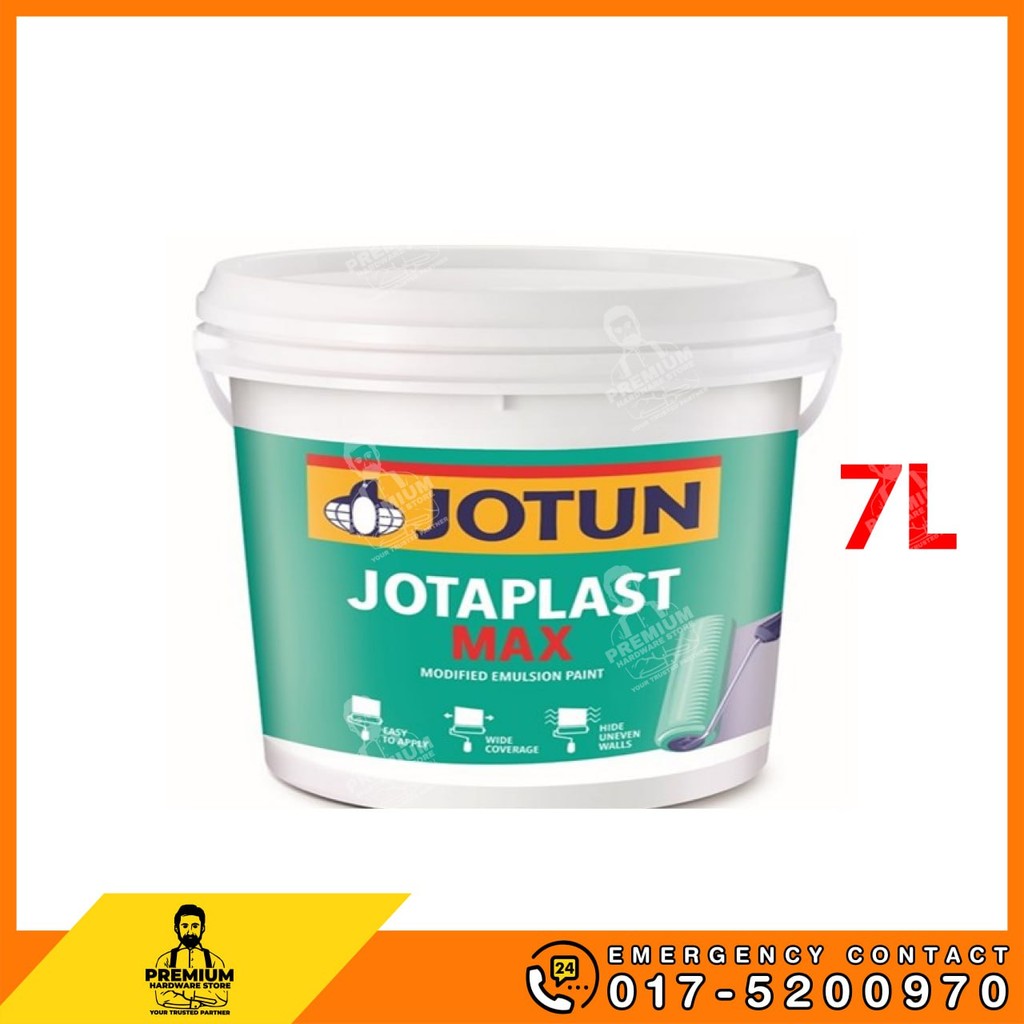 JOTUN Jotaplast Max (New) White 7 Liter Interior Emulsion Paint Matt ...