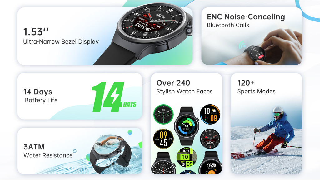[ New Arrival ] Black Shark Watch A3 Smartwatch | Bluetooth ENC | 3 ATM ...