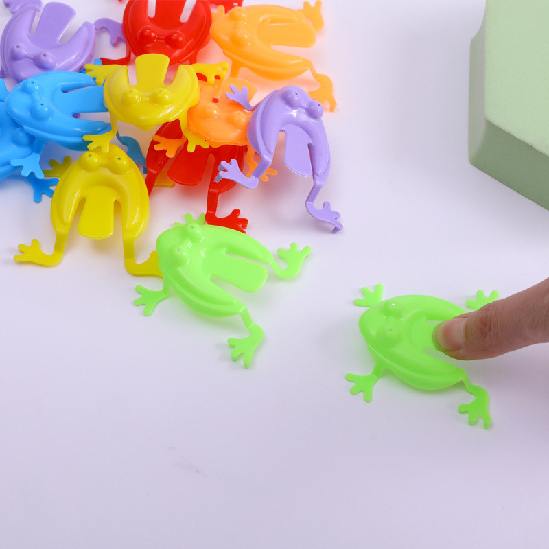 5Pcs Plastic Jumping Frogs Toy Assorted Colors | Shopee Malaysia