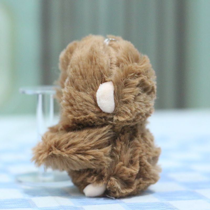 Cute Plush Monkey Keychain Adorable Long Arm Monkey Doll Bag Charm Soft ...